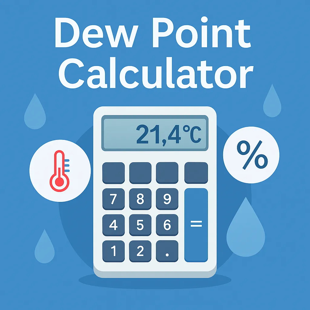 Free Dew Point Calculator – Fast Humidity Tool (2025)